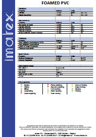 PVC schuimplaat | Materialen - Imatex Plastics